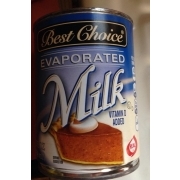 Best Choice Evaporated Milk: Calories, Nutrition Analysis & More ...