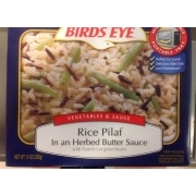 Birds Eye Rice Pilaf, In An Herbed Butter Sauce: Calories, Nutrition ...