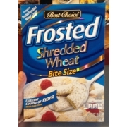 Best Choice Frosted Shredded Wheat, Cereal: Calories, Nutrition ...