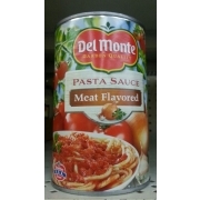Del Monte Pasta Sauce, Meat Flavored: Calories, Nutrition Analysis ...