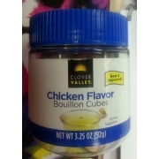 Clover Valley Bouillon Cubes, Chicken Flavor: Calories, Nutrition ...