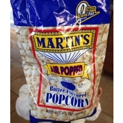 Martin's Popcorn, Butter Flavored: Calories, Nutrition Analysis & More ...