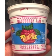 Sunfresh Freezerves Seedless Raspberry Jam: Calories, Nutrition ...