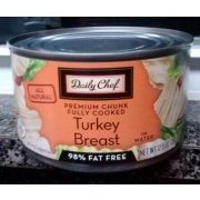 Daily Chef Premium Chunk Fully Cooked Turkey Breast: Calories ...