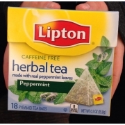 Lipton Herbal Tea Made With Real Peppermint Leaves: Calories, Nutrition ...