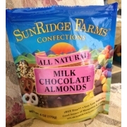 Sunridge Farms Almonds, Milk Chocolate: Calories, Nutrition Analysis ...