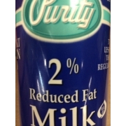 Purity Milk, 2% Reduced Fat: Calories, Nutrition Analysis & More ...