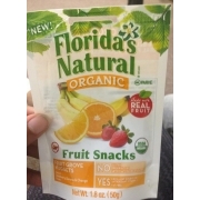Floridas Natural Organic Fruit Snacks: Calories, Nutrition Analysis ...