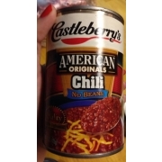 Castleberry's American Original Chili, No Beans: Calories, Nutrition ...