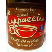 Victorian Inn Cappuccino, Instant, White Chocolate Caramel: Calories ...