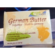 Fond O' Foods German Butter: Calories, Nutrition Analysis & More ...