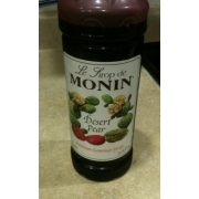 Monin Syrup, Premium Gourmet, Desert Pear: Calories, Nutrition Analysis ...