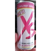 Xs Pink Grapefruit Sparkling Juiced Energy: Calories, Nutrition ...