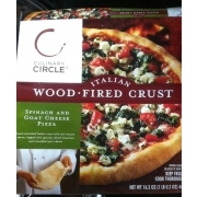 Culinary Circle Italian Wood Fired Crust, Spinach And Goat Cheese Pizza ...