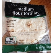 Winn-Dixie Medium Flour Tortillas, Flatbread: Calories, Nutrition ...