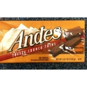 Andes Toffee Crunch Thins: Calories, Nutrition Analysis & More | Fooducate