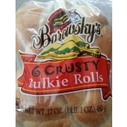 Barowsky's 6 Crusty Bulkie Rolls: Calories, Nutrition Analysis & More ...