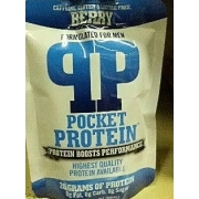 Pocket Protein Protein Boosts Performance, Formulated For Men, Berry ...