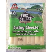 First Street String Cheese Low Moisture Part Skim Mozzarella Cheese ...
