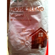 Starbucks House Blend Medium Whole Bean Coffee: Calories, Nutrition ...