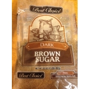 Best Choice Brown Sugar, Dark: Calories, Nutrition Analysis & More ...