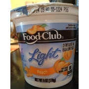 Food Club Yogurt, Light, Peach: Calories, Nutrition Analysis & More ...