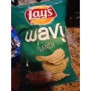 Lay's Potato Chips, Wavy, Ranch: Calories, Nutrition Analysis & More ...