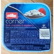 Muller Greek Yogurt, Low-fat, And Dark Chocolate Shavings With ...