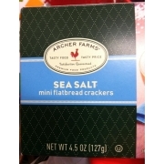 Archer Farms Sea Salt, Mini Flatbread Crackers: Calories, Nutrition ...