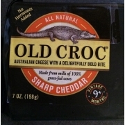 Old Croc Sharp Cheddar Cheese: Calories, Nutrition Analysis & More ...