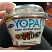Breyers Yo Crunch YOPA Greek Yogurt, Non-fat, Vanilla and M&Ms ...