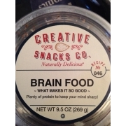 Creative Snacks Co Naturally Delicious Brain Food: Calories, Nutrition ...