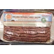 Garrett Valley Uncured Peppered Turkey Bacon: Calories, Nutrition ...