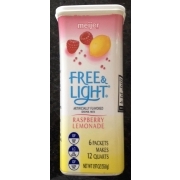 Meijer Free & Light Artificially Flavored Drink Mix, Raspberry Lemonade ...