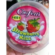 Confetti Gummy Candy, Strawberry Kiss: Calories, Nutrition Analysis ...