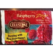 Celestial Seasonings 100% Natural Teas Seasonings, Raspberry Zinger ...