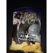California Chips Sea Salted, All Natural Potato Chips: Calories ...