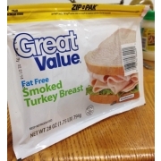 Great Value Fat Free Smoked Turkey Breast: Calories, Nutrition Analysis ...