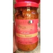 Priano Authentic Pesto Rosso, Sun Dried Tomatoes, Grana Padano Cheese ...