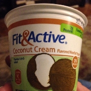 User added: fit and active, Coconut cream yogurt: Calories, Nutrition ...