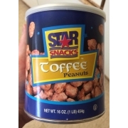 Star Snacks Toffee Peanuts: Calories, Nutrition Analysis & More | Fooducate