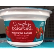 Simply Balanced Greek Yogurt, Strawberry: Calories, Nutrition Analysis ...