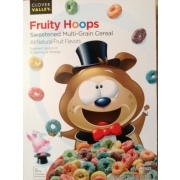 Clover Valley Fruity Hoops, Sweetened Multi Grain Cereal: Calories ...