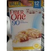 Fiber One Lemon Bar: Calories, Nutrition Analysis & More | Fooducate