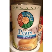 Full Circle Pears, Bartlett, Halves In Pear Juice From Concentrate ...