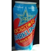 Rockstar Sparkling Energy Water, Cherry Citrus Flavor: Calories ...