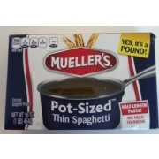 Mueller's Pot Sized Thin Spaghetti: Calories, Nutrition Analysis & More ...