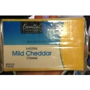 Essential Everyday Natural Mild Cheddar Cheese: Calories, Nutrition ...