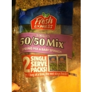 Fresh Express Spring Mix & Baby Spinach: Calories, Nutrition Analysis ...