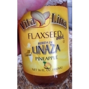 Vita Lina Flaxseed Drink, Bebida De Linaza Pineapple: Calories ...